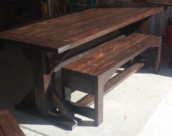 Rustic dining table | Etsy