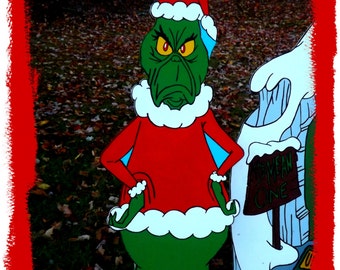 Grinch cutout | Etsy