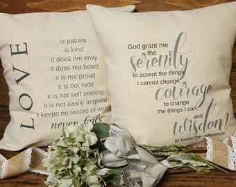 Bible verse pillow | Etsy