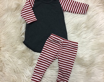 Candy cane leggings | Etsy