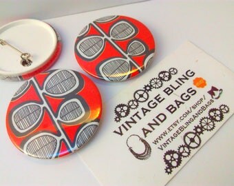Retro buttons | Etsy