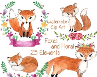 Woodland clip art | Etsy