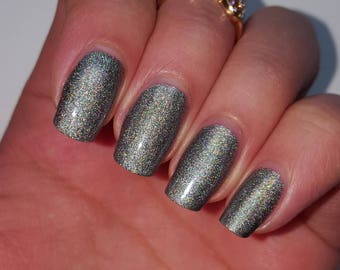 Grey nail polish | Etsy