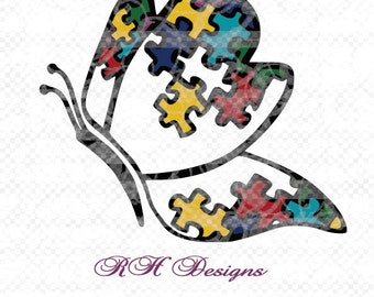 Autism butterfly | Etsy