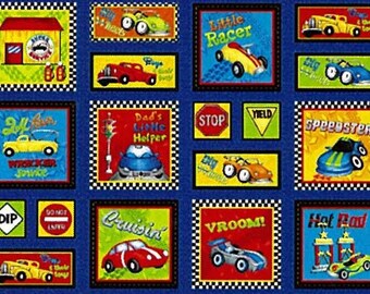 Vintage car fabric | Etsy