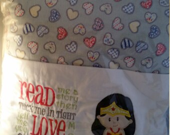 Book pocket pillow | Etsy
