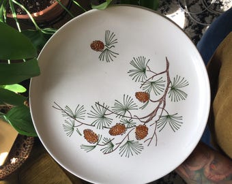 Pine cone plate | Etsy