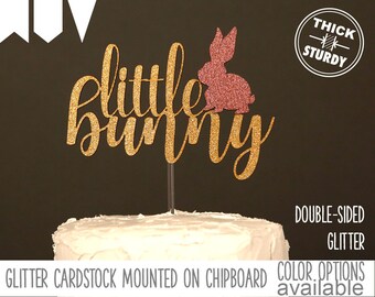 Bunny cake topper | Etsy