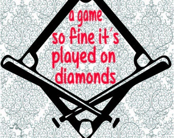 Baseball diamond svg | Etsy