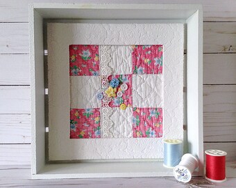 Painted patchwork | Etsy