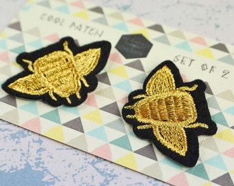 Embroidered insect | Etsy