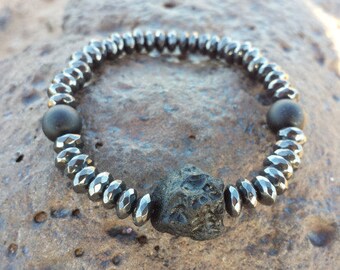 Meteorite bracelet | Etsy