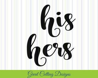 His and hers svg | Etsy
