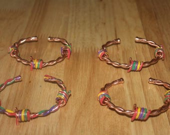 Barbed wire bracelet | Etsy