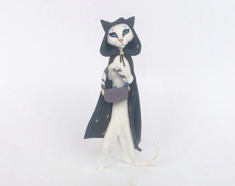 Fantasy cat art | Etsy