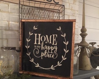 My happy place sign | Etsy