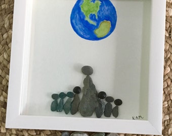 Pebble art pictures | Etsy