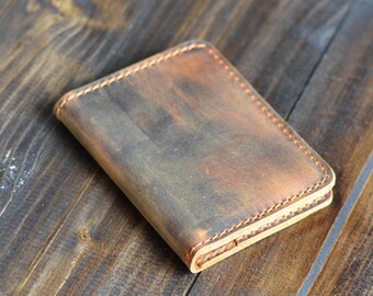 Leather wallet | Etsy