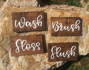 Flush sign | Etsy