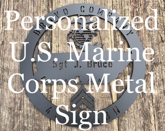 Marine corps signs | Etsy
