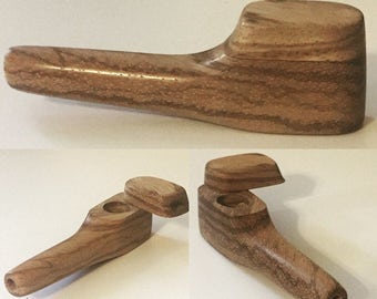 Vintage Pipe Toilet Pipe Wooden Wood Tobacco Pipe