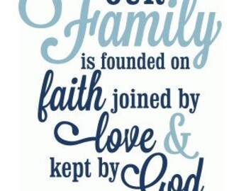 Faith wall decal | Etsy