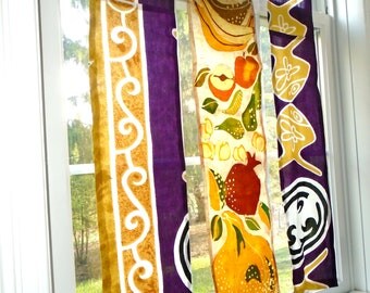 Stained glass fabric | Etsy