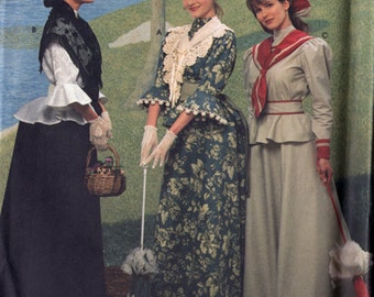Simplicity 8375 Misses Victorian Costume Pattern Sunrise