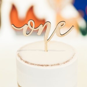 CUSTOMIZABLE Cake Topper: Single Word You Choose the Font and