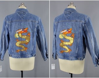 Dragon embroidery | Etsy