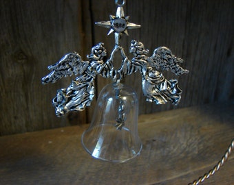 Lead crystal bell | Etsy