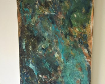 Items similar to Etta Benjamin Cien Oil on Canvas Painting - Original ...