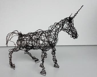 Wire Animals unique sculptures made from wire. by wireanimals