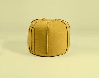 Yellow pouf | Etsy