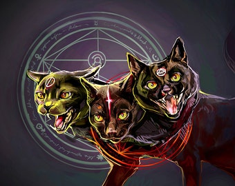 Cerberus | Etsy