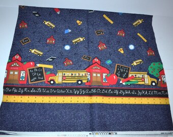 School bus fabric | Etsy