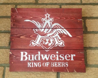 Budweiser beer signs | Etsy