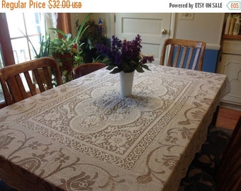 Off white tablecloth | Etsy