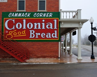 Colonial bread sign | Etsy