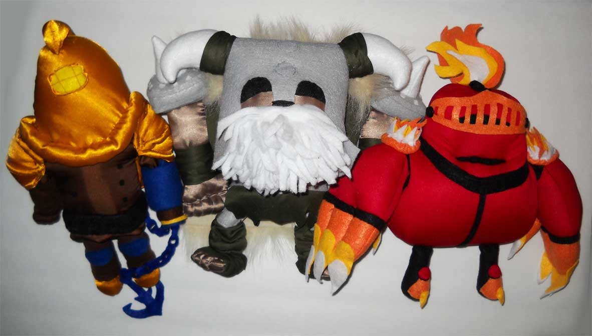 Plush Toys Shovel Knight Treasure Knight Mole Knight
