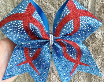 Infinity cheer bow | Etsy