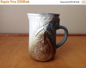 Pottery face mug | Etsy