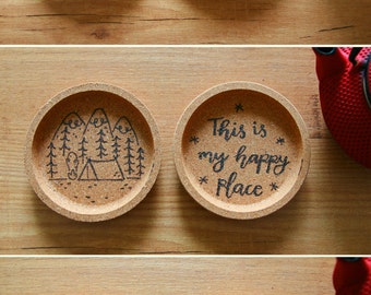 Hand carved coasters | Etsy