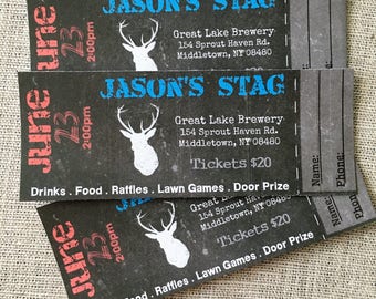 Stag and doe ticket | Etsy