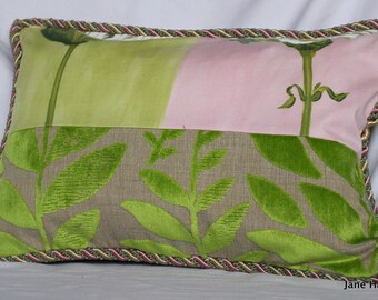Upcycled FurnitureDecorative PillowsFabric by JaneHallDesign