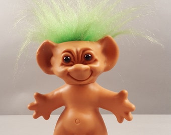Green hair troll | Etsy