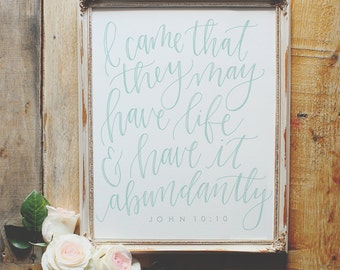 Kjv bible verse | Etsy