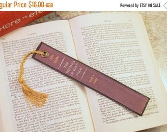 Book spine bookmark | Etsy