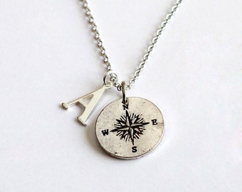 Compass pendant | Etsy