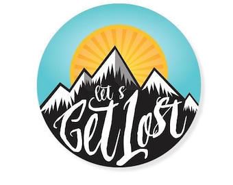 Let's get lost | Etsy